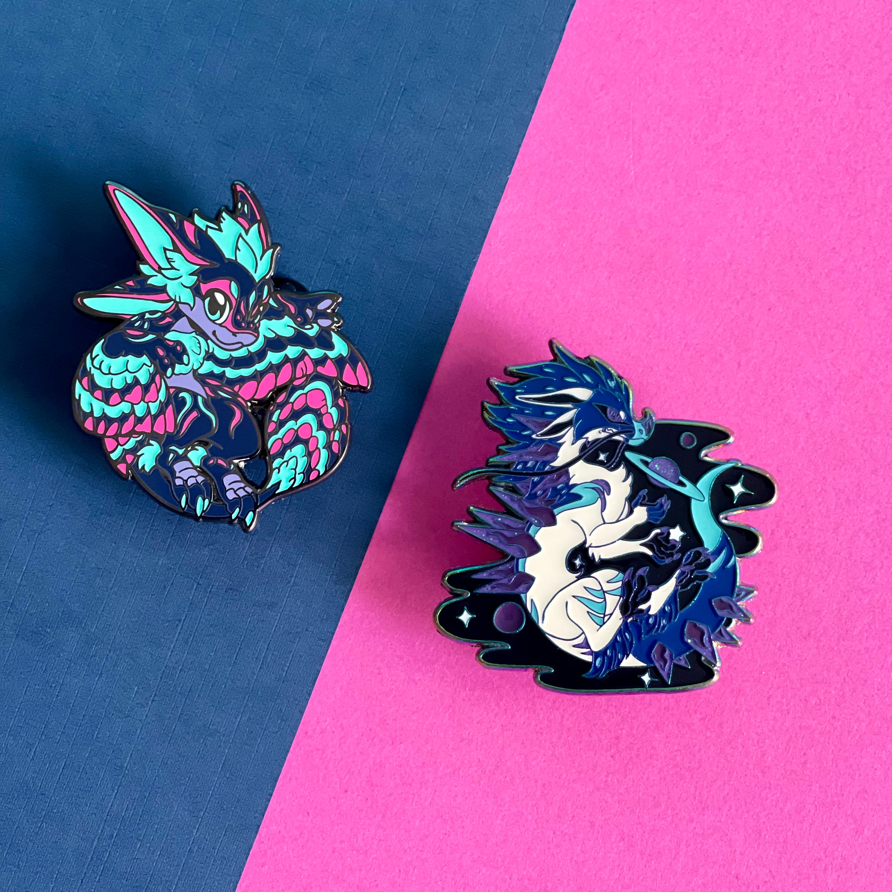 Neo & Azo Duo Pins – RitualNeo Merch